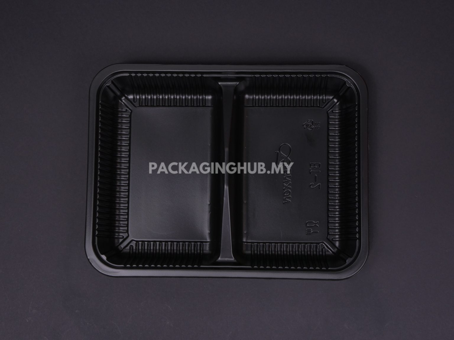 Black Bento Benxon BT1/2/3/4/5 Compartment - PackagingHub.my