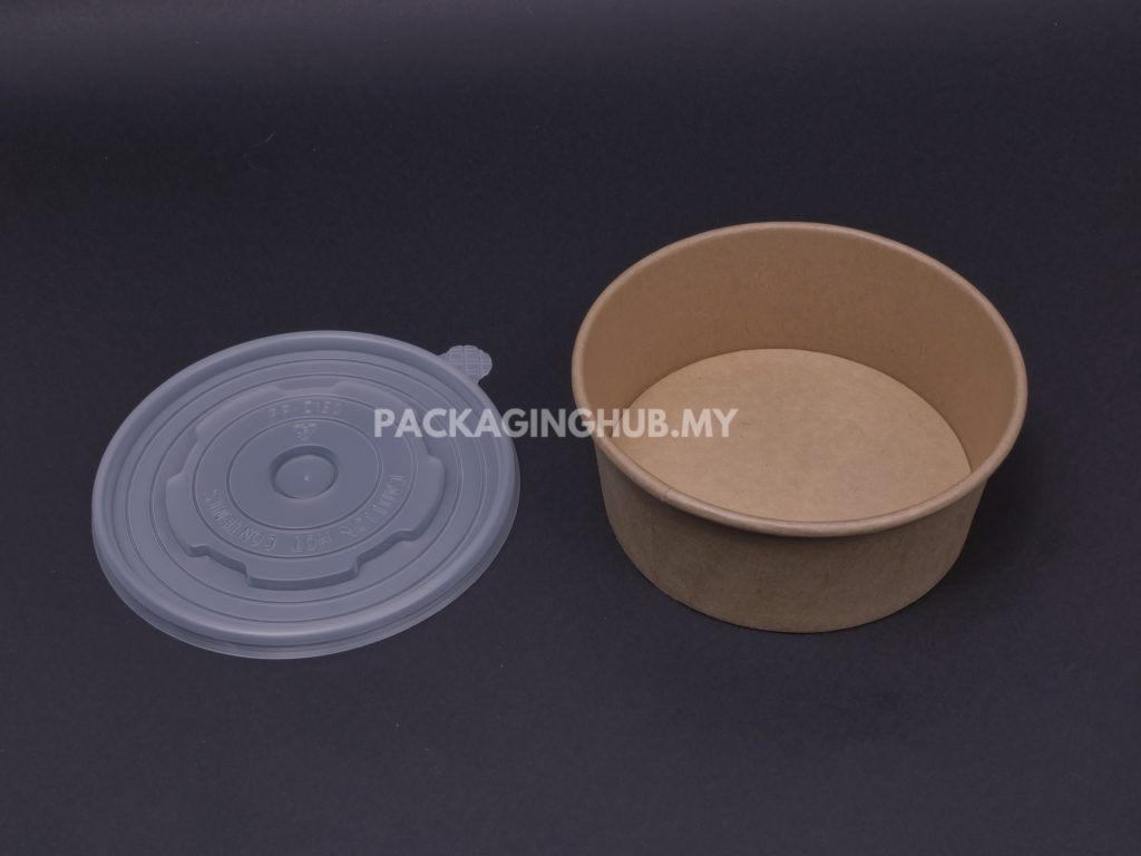 PAPER BOWL 1100ML KRAFT BROWN - PackagingHub.my