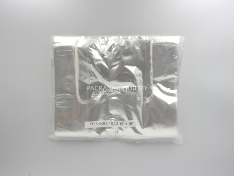 PP TRANSPARENT CLEAR SINGLET PLASTIC BAG - PackagingHub.my